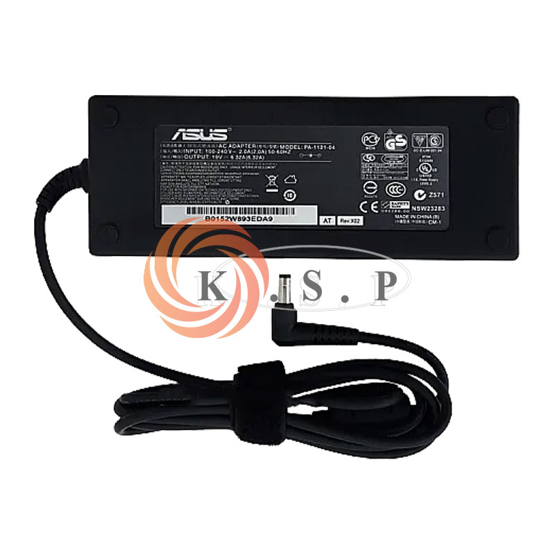 آداپتور لپ تاپ ایسوس Adaptor Asus 19.5V 6.32A (5.5X2.5)