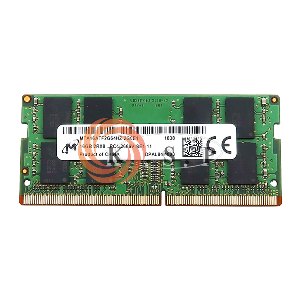 رم لپ تاپ Ram 16G DDR4 2666 Micron – کیان سیستم پایتخت
