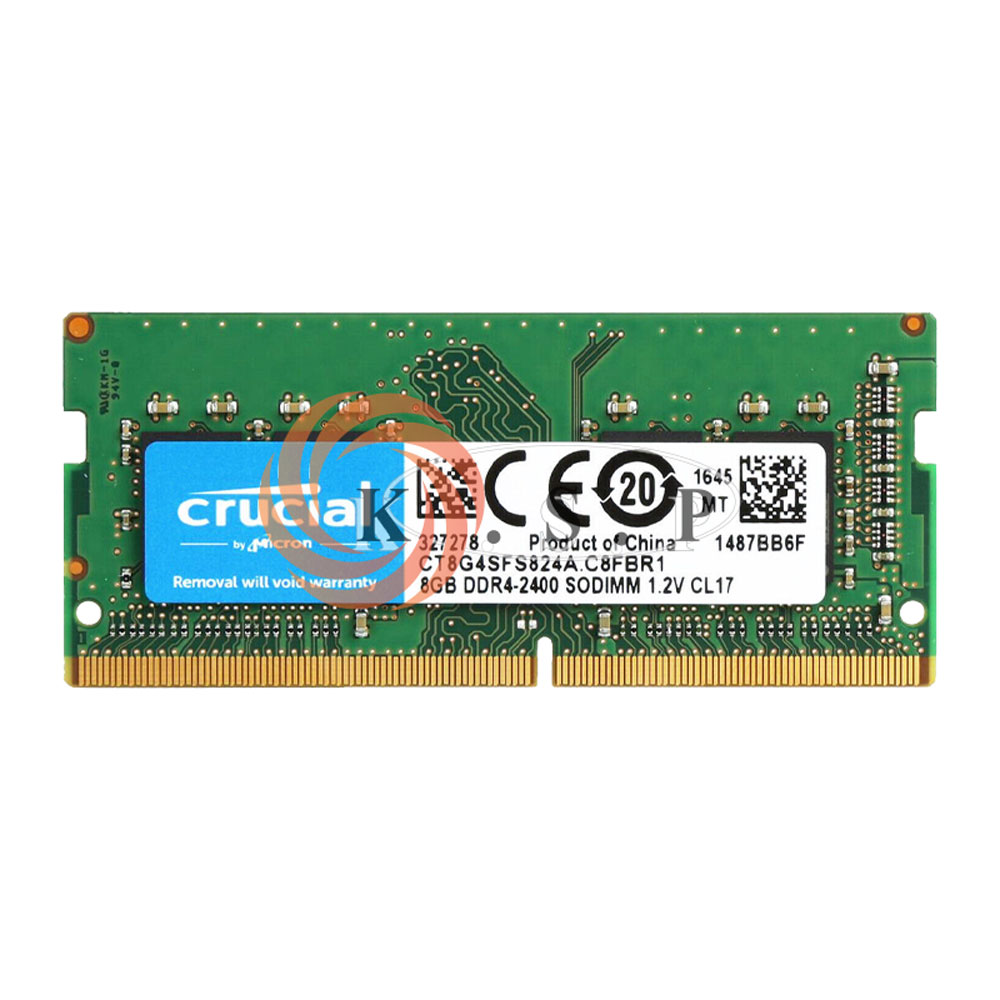 رم لپ تاپ Ram 8G DDR4 2400 Crucial – کیان سیستم پایتخت