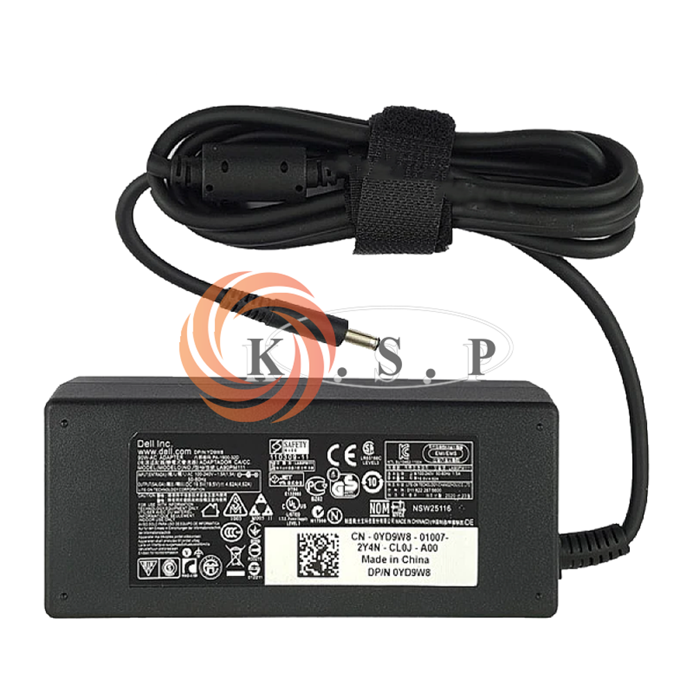آداپتور لپ تاپ دل سر ریز 4.5X3.0 Adaptor Dell 19.5V 4.62A